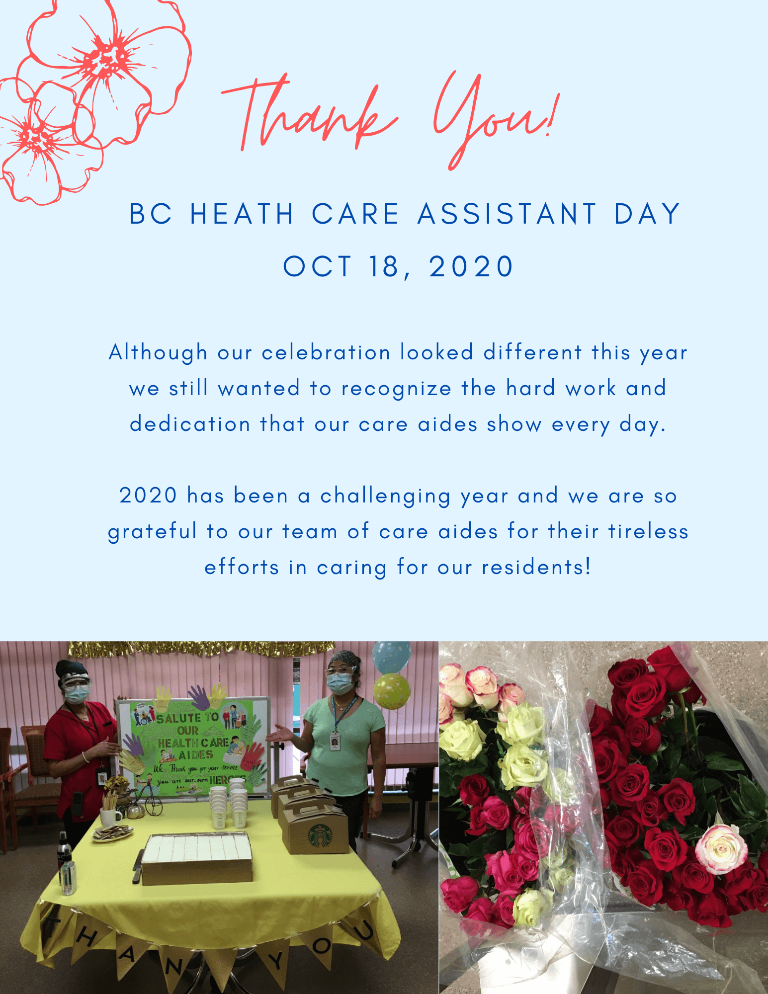 BC Health Care Assistant Day Oct 18, 2020 – Three Links Care Society